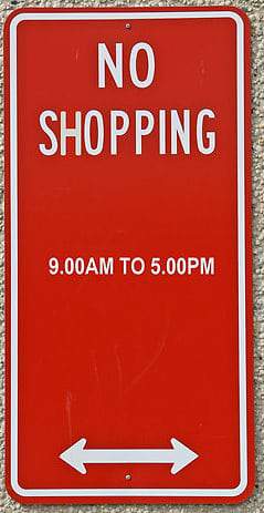 No shopping | The Curvy Fashionista