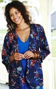 JD Williams Plus Size Kimono Jacket | The Curvy Fashionista