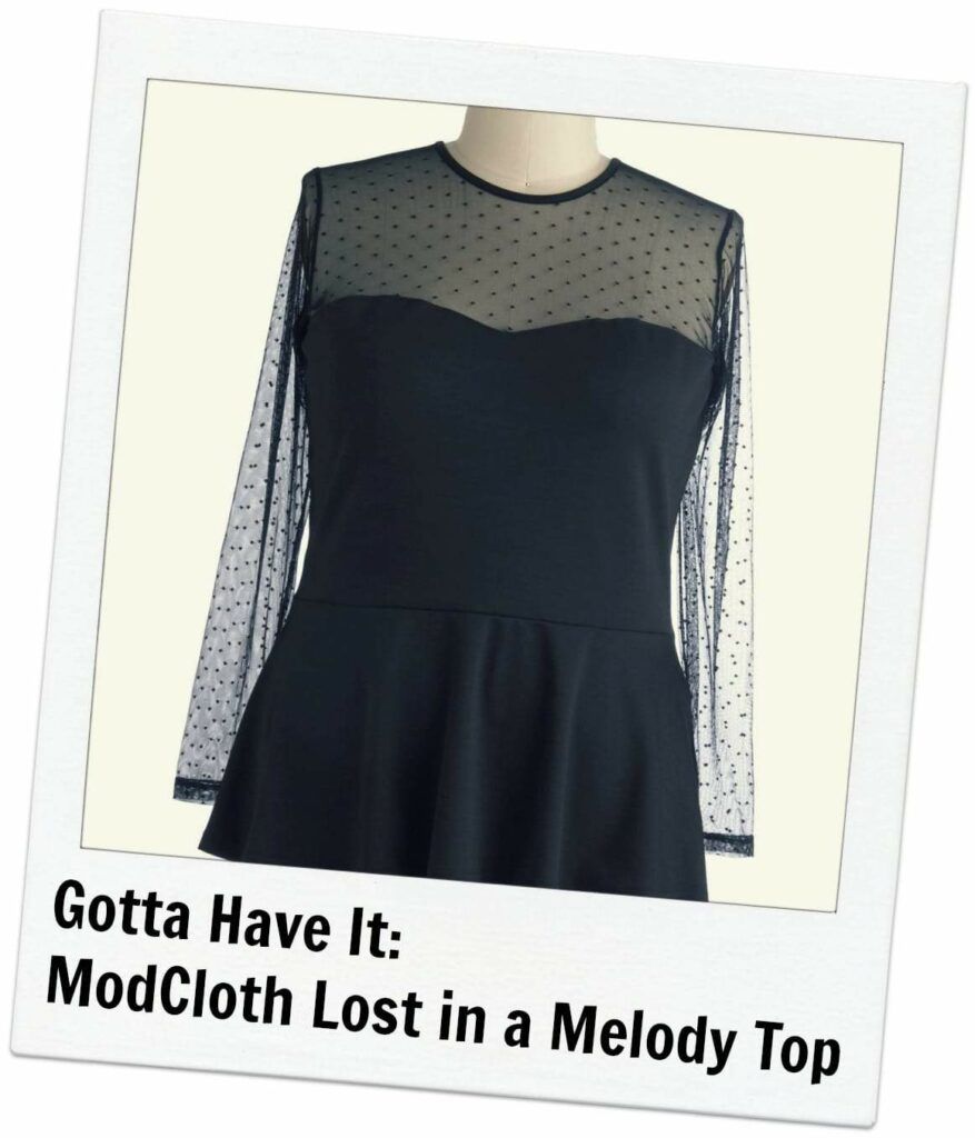 Modcloth Lost in a Melody Top | The Curvy Fashionista