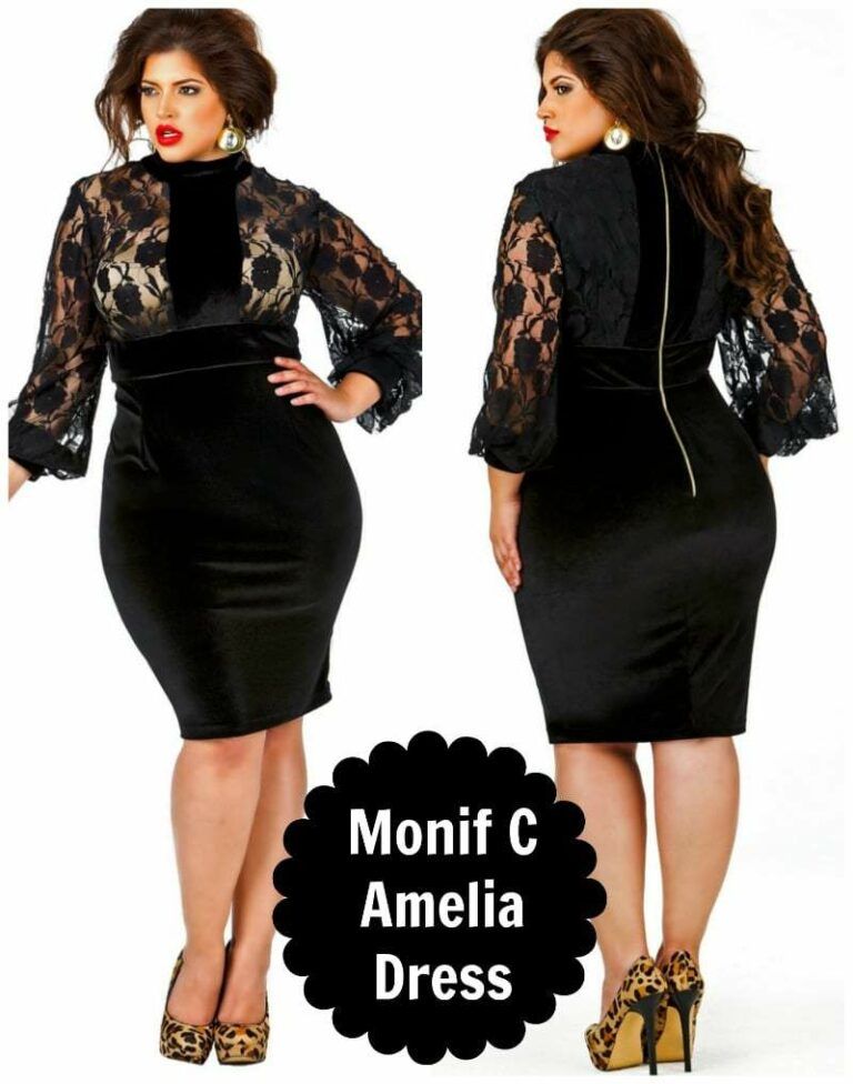 Monif C Plus Sizes Amelia Dress | The Curvy Fashionista