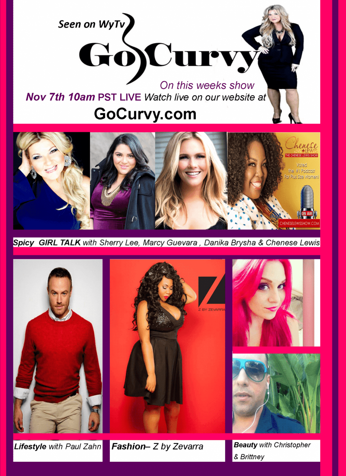 New Plus Size Online Talk Show Go Curvy Debuts Nov 7th