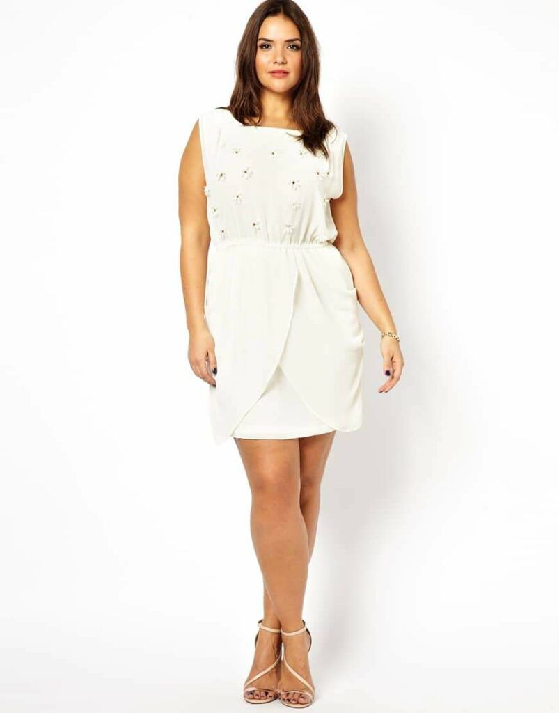 AX Paris Curve Sleeveless Plus Size Skater Dress | The Curvy Fashionista