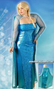 Plus Size Ice Queen Costume from BigGalsLingerie | The Curvy Fashionista