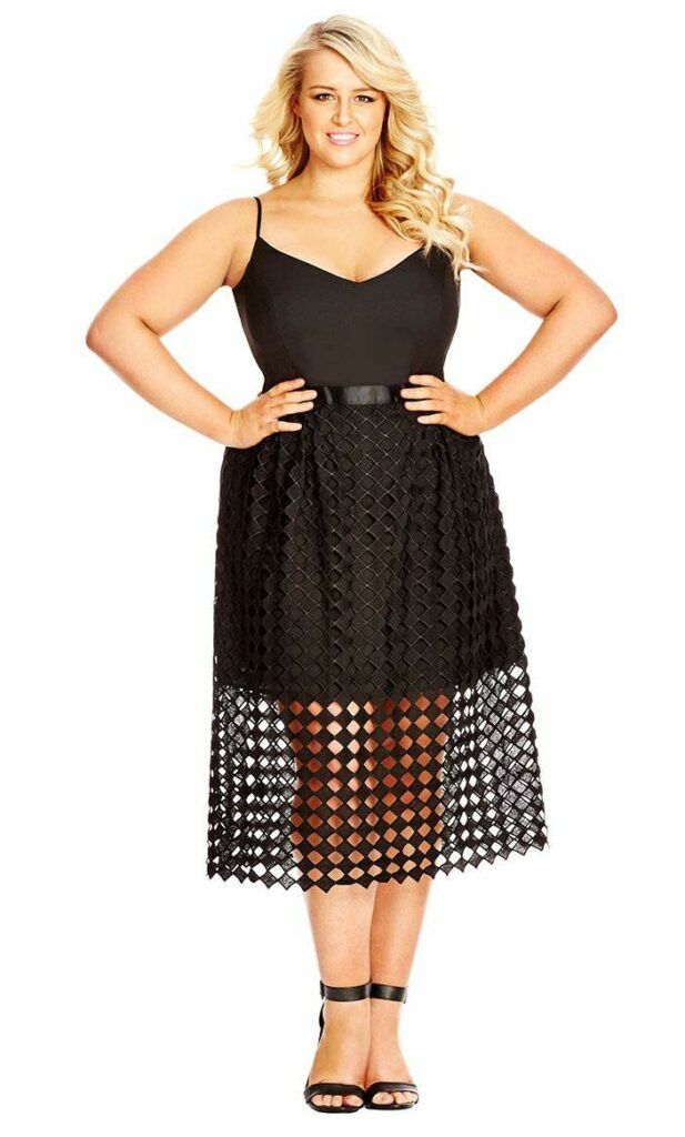 Caged in Midi Dress | The Curvy Fashionista