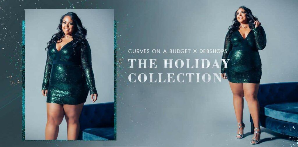 First Look at the DebShops X Curves on A Budget Holiday Collection