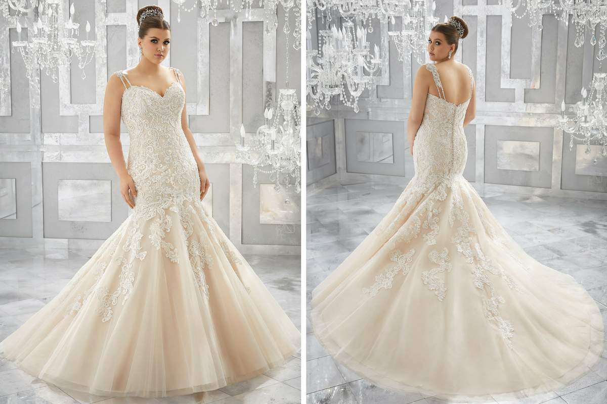 For the Plus Size Bride Julietta by Mori Lee | The Curvy Fashionista