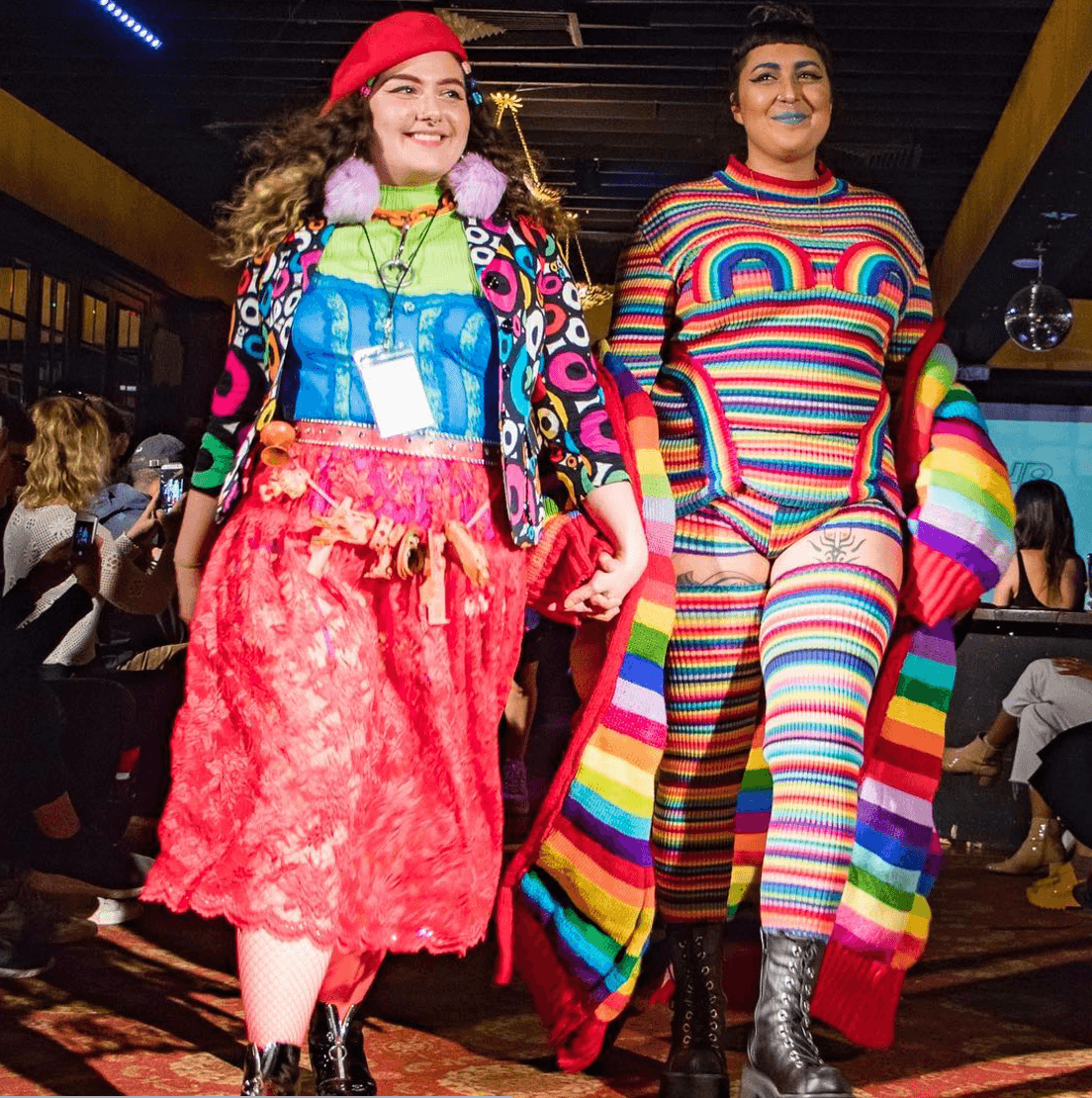 Grace Insogna and the First Plus Size Model At FIT's Fashion Show!