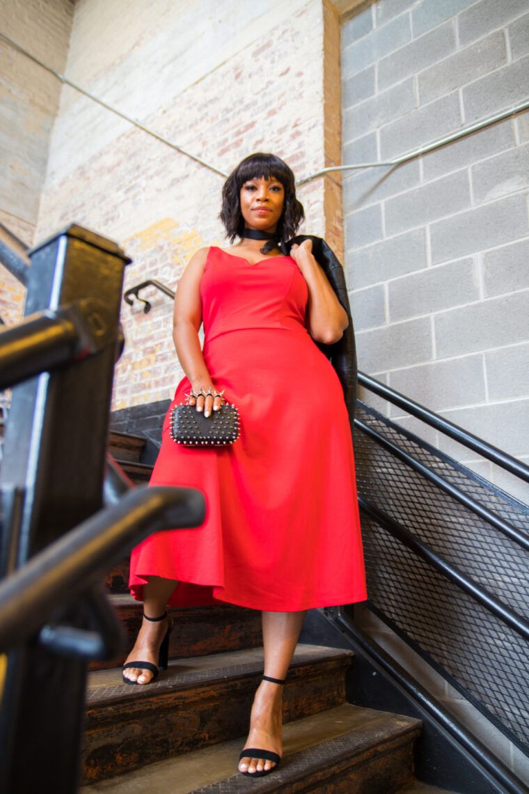 Show Me, Style Me: One Red Plus Size Dress- 3 Looks!