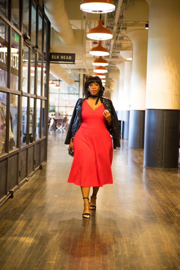 Show Me, Style Me: One Red Plus Size Dress- 3 Looks!