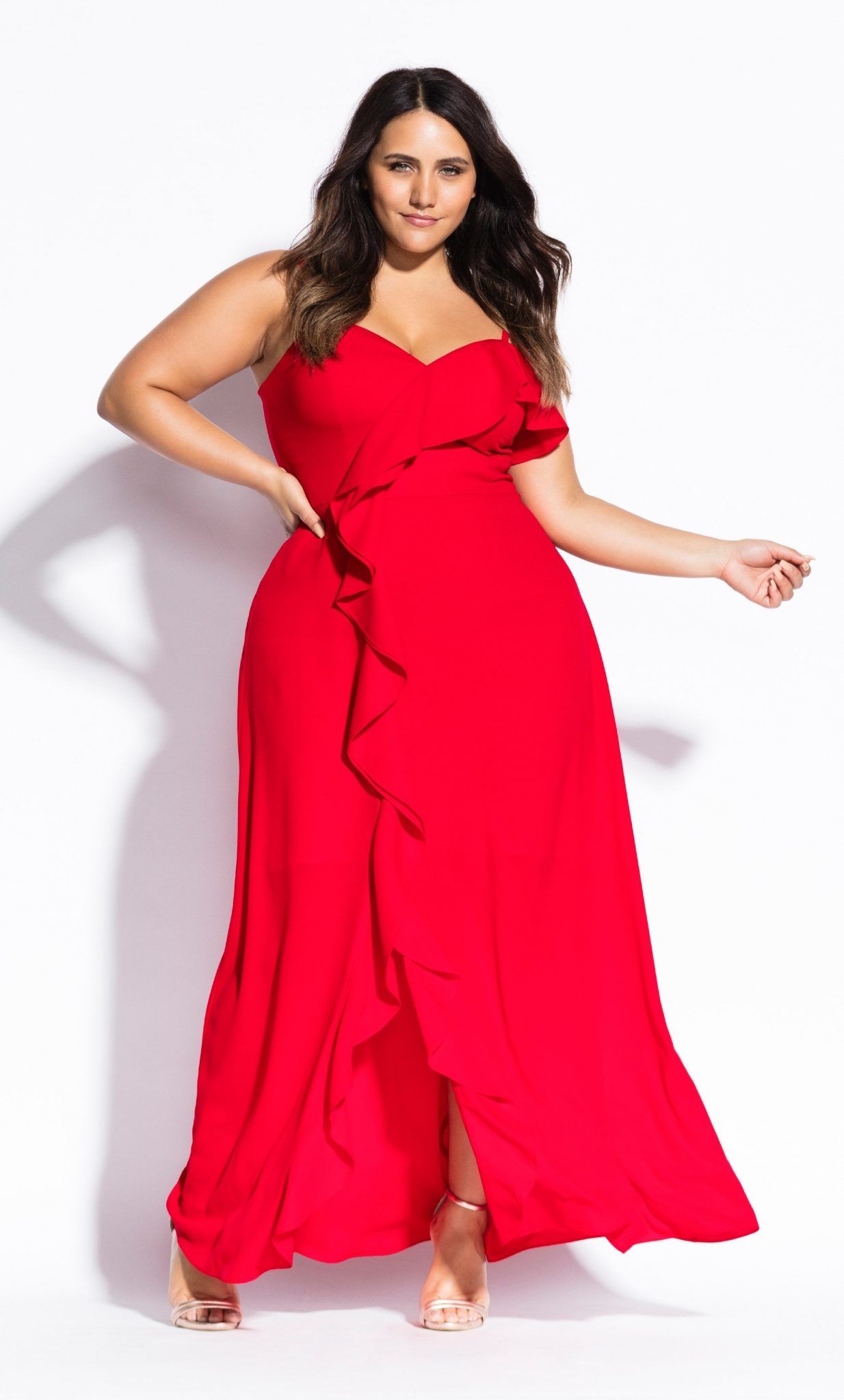 15 Fly Plus Size Red Dress Options for Valentine’s Day