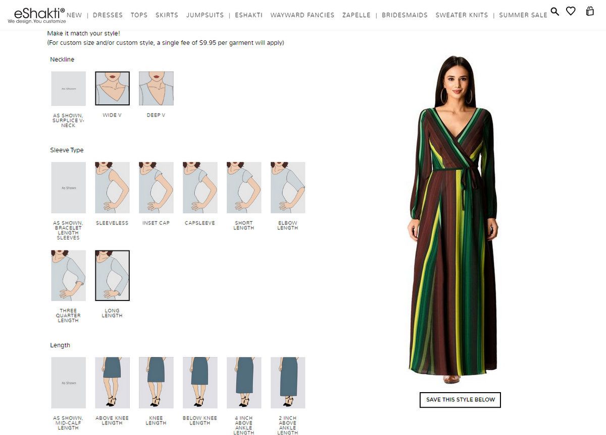 The Curious and Cool Case of eShakti | The Curvy Fashionista