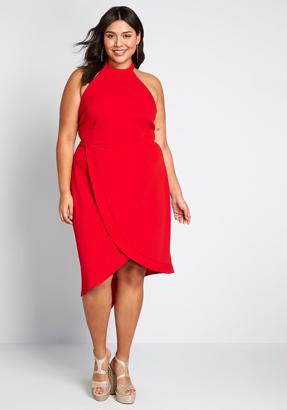 15 Red Plus Size Dresses Perfect for Valentine's Day!