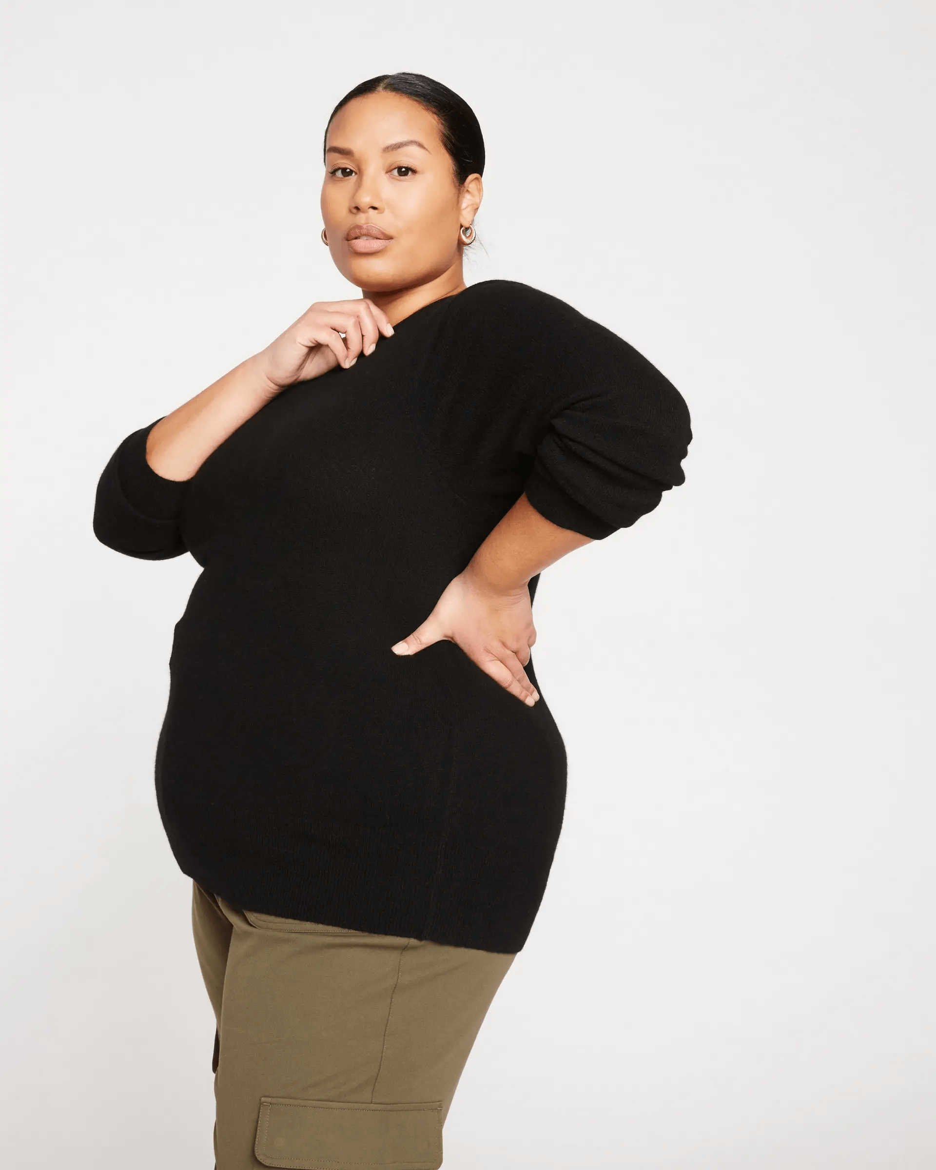 Keep Warm With These 22 Really Stylish Plus Size Cashmere And Wool Sweaters