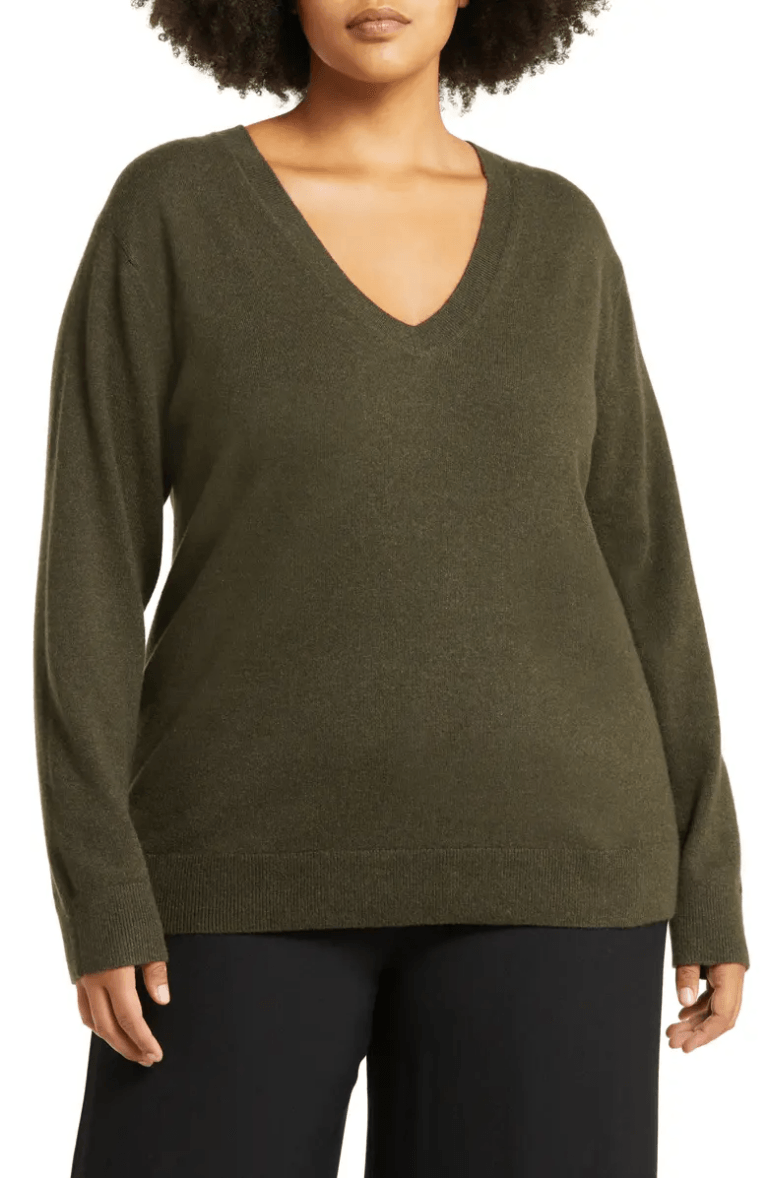 Keep Warm With These 22 Really Stylish Plus Size Cashmere And Wool Sweaters