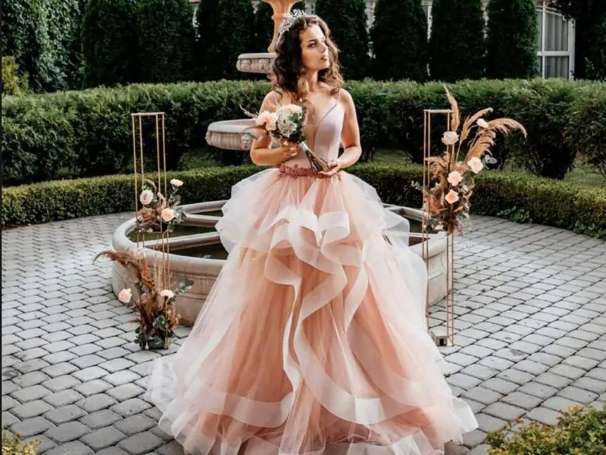 16 Plus Size Pink Wedding Dresses You'll LOVE | The Curvy Fashionista