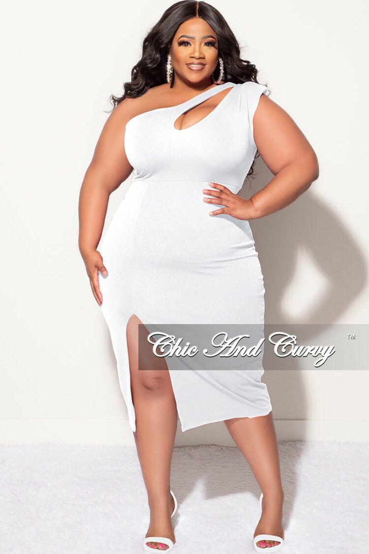 Keep it Chic and Cute! Here are 15 All White Plus Size Party Dresses ...
