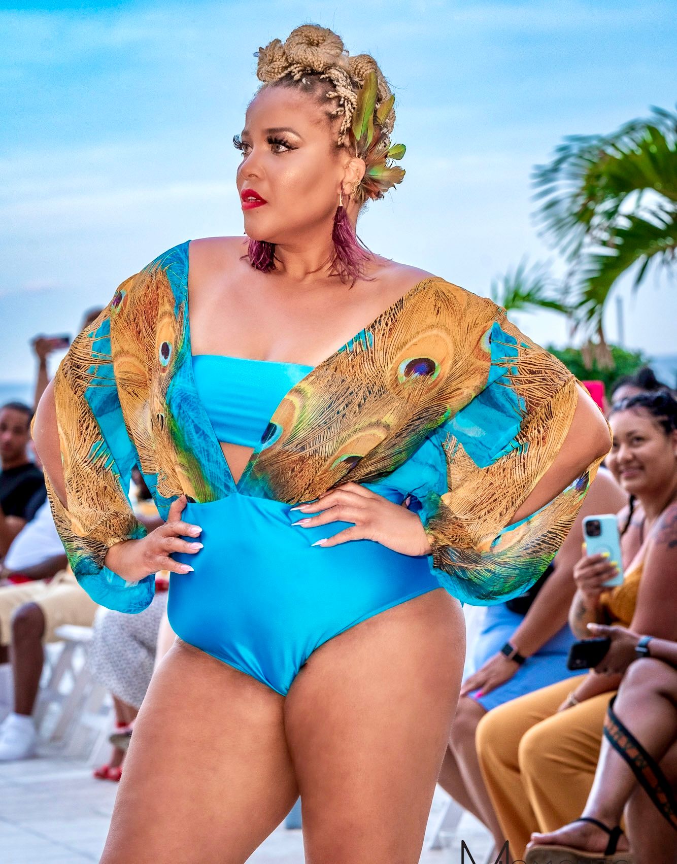 The Nina Sharae Experience is dripping with sexy, plus size swimwear | The Curvy Fashionista