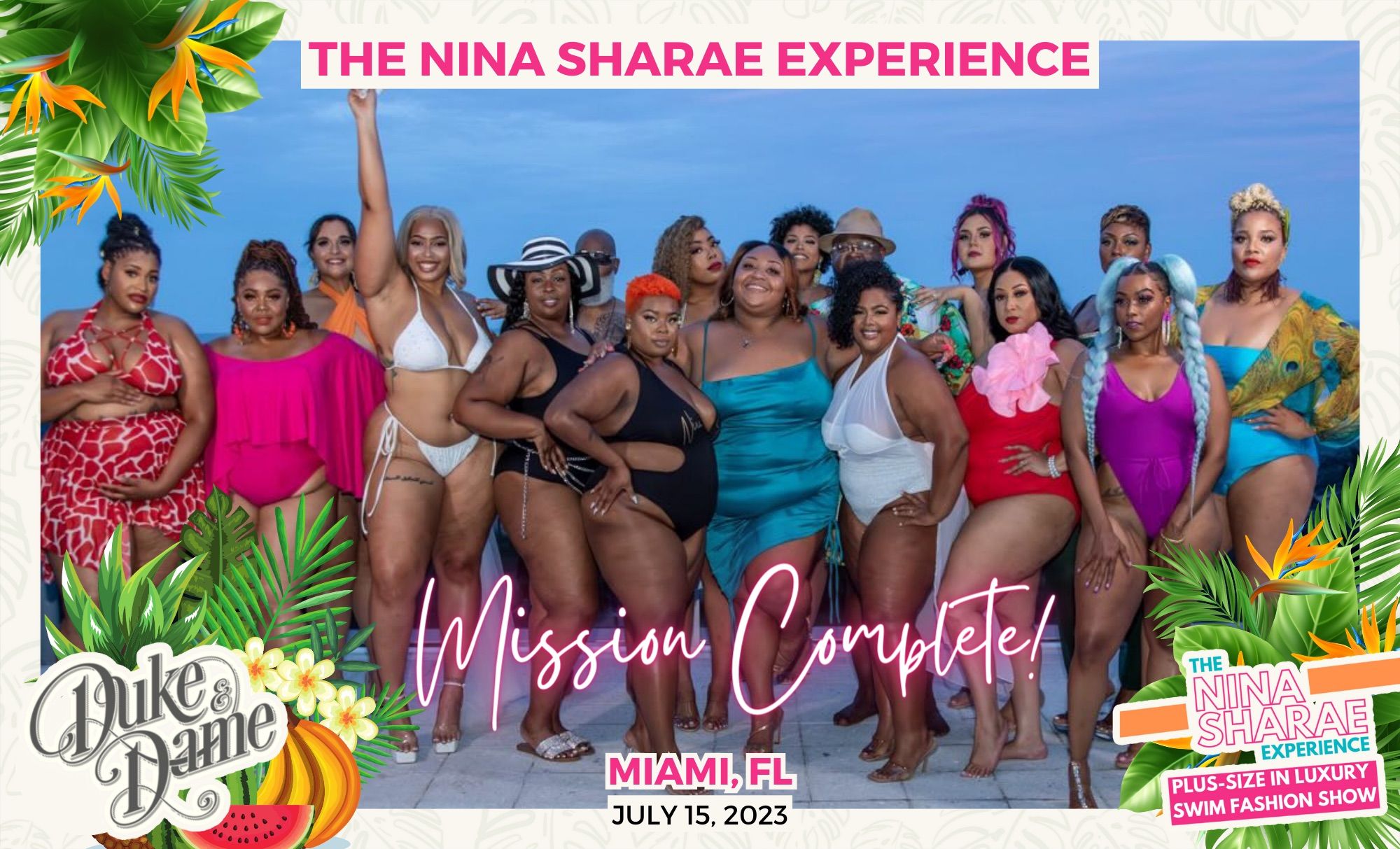 The Nina Sharae Experience is dripping with sexy, plus size swimwear | The Curvy Fashionista